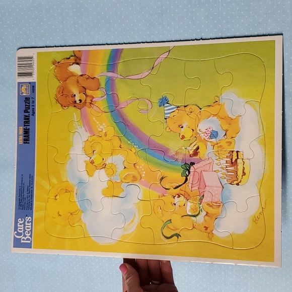Golden Care Bears | Games | Care Bears Vtg Puzzle 986 Cardboard 11 X 14 ...